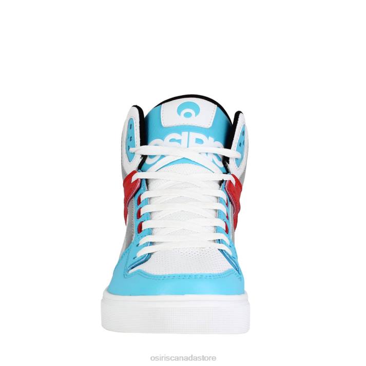 CA Osiris Unisex Clone White/Red/Cyan NP8624 Shoe [NP8624] : Stylish ...